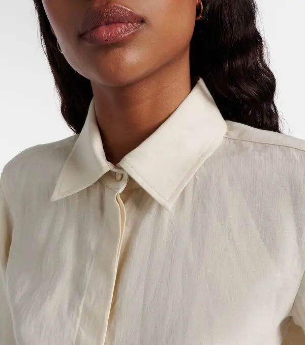Max Mara Falasco Linen Shirt - White