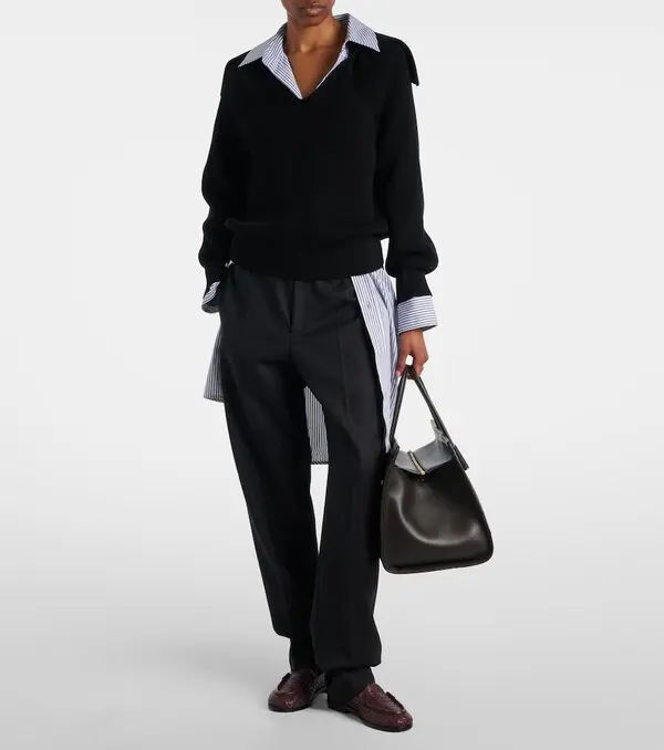 Bottega Veneta Barbara Intrecciato Leather Tote Bag - Brown