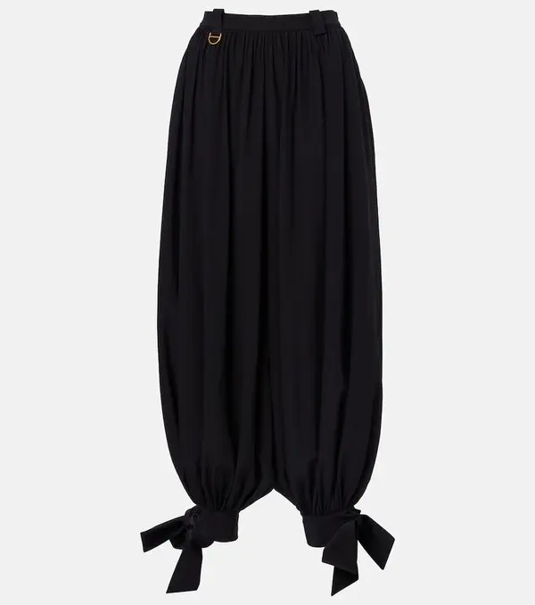 Chloé Silk Crêpe De Chine Balloon Pants