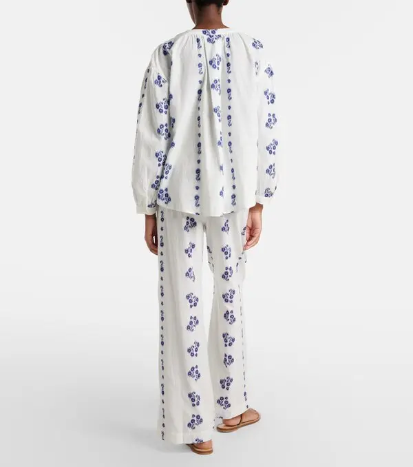 Velvet By Graham & Spencer Nellie Wide-leg Pants - White