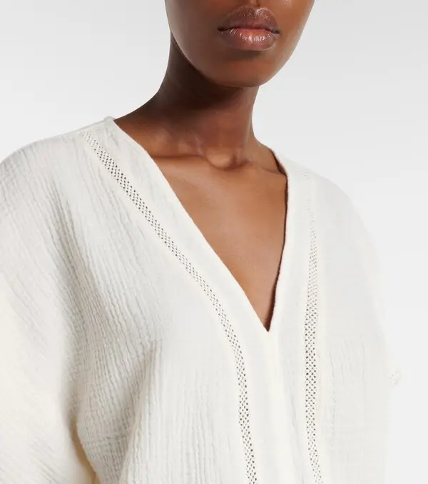 Velvet By Graham & Spencer Verna Cotton Gauze Top