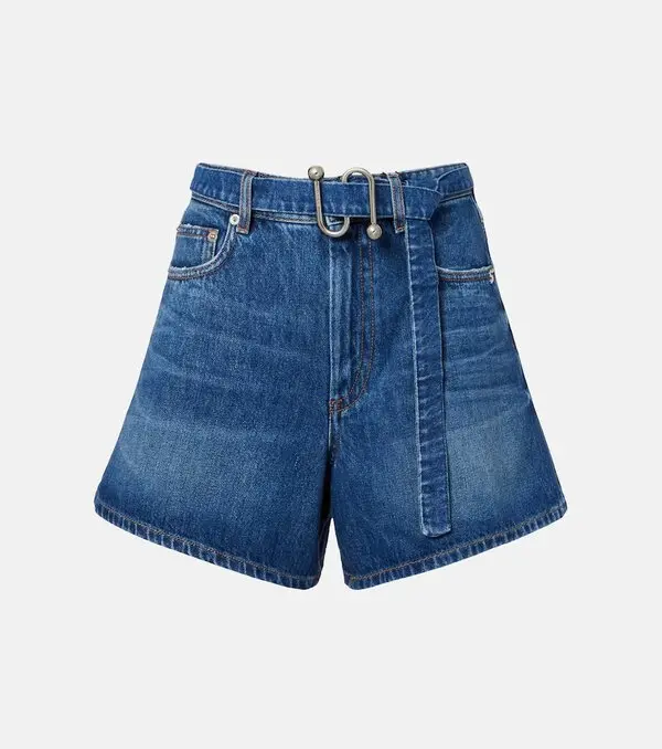 Sportmax Fiesta Denim Shorts - Blue