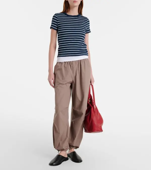 Velvet By Graham & Spencer Brooks Cotton Twill Balloon Pants
