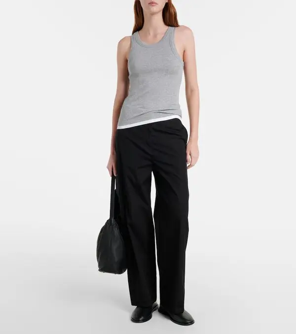 Velvet By Graham & Spencer Orion Ribbed-knit Tank Top