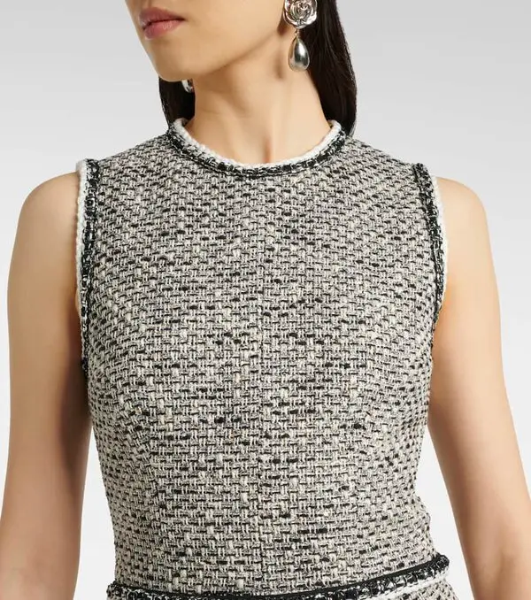 Safiyaa Andrea Tweed Midi Dress