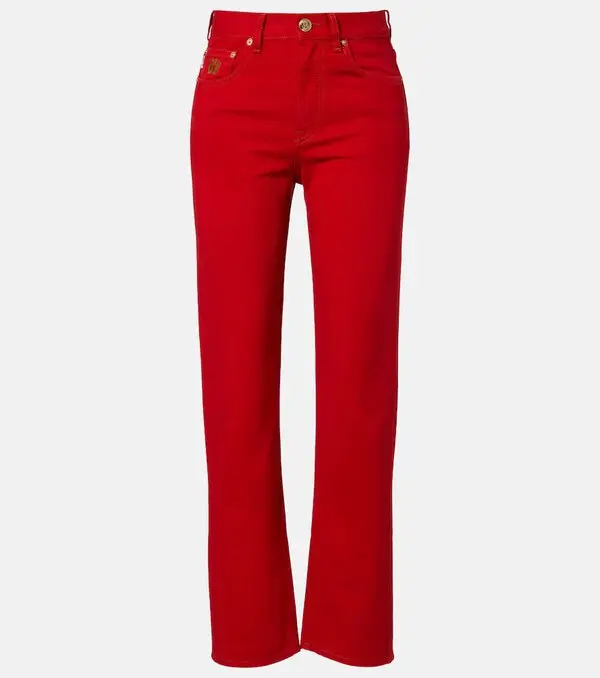 BLAZÉ MILANO Paso Straight Jeans - Red