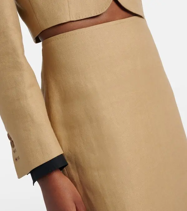 Max Mara Veranda Linen Pencil Skirt