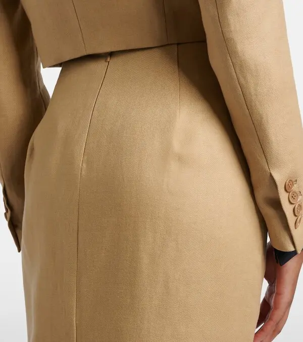 Max Mara Veranda Linen Pencil Skirt
