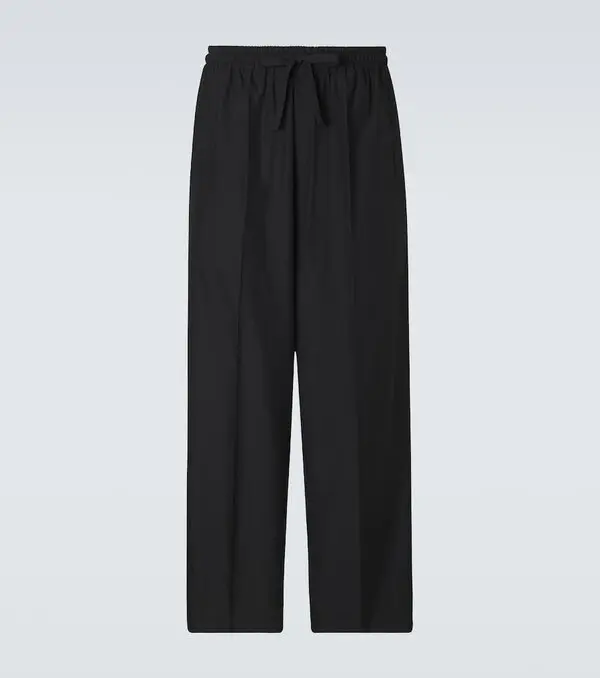 UMIT BENAN Julian Silk Straight Pants