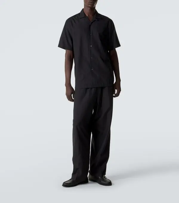 UMIT BENAN Julian Silk Straight Pants
