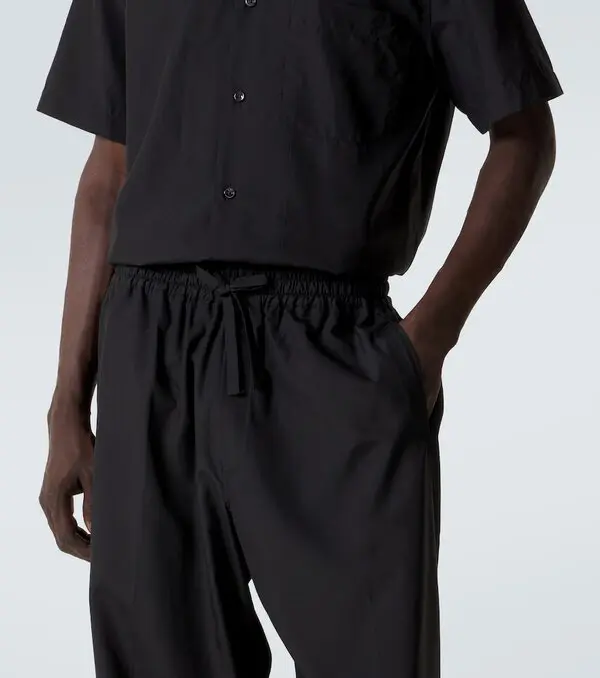 UMIT BENAN Julian Silk Straight Pants