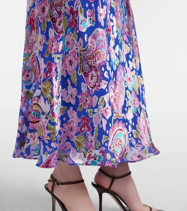 Rixo Hayley Floral Maxi Dress