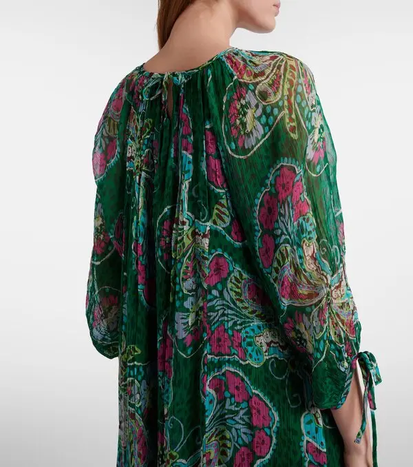 Rixo Hayden Printed Maxi Dress