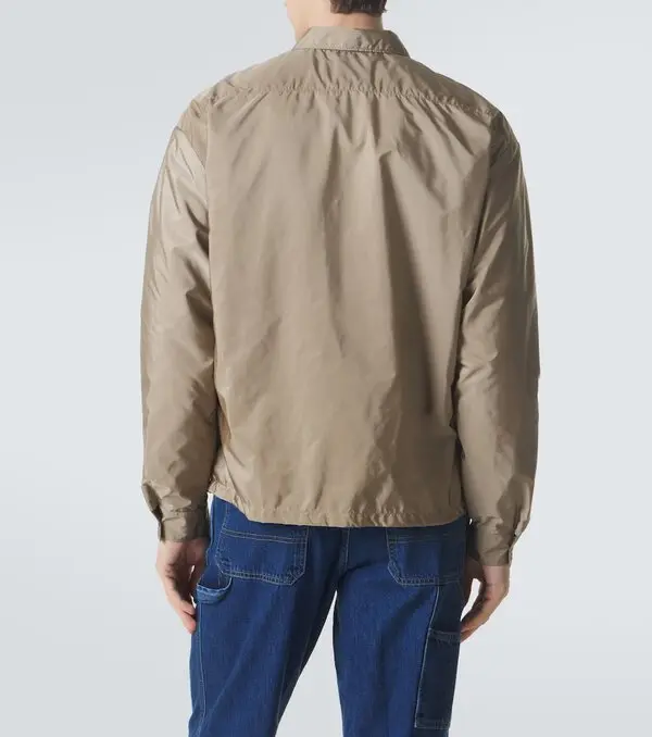 Prada Re-nylon Zip-up Shirt