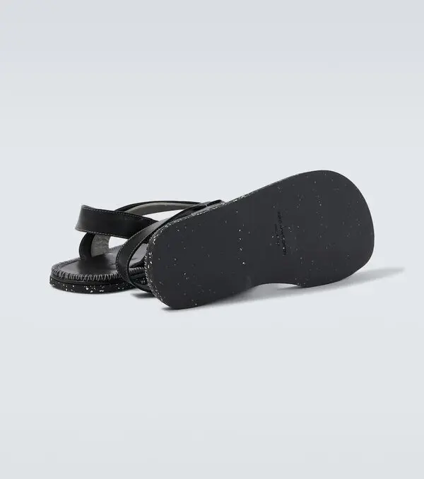 KIKO KOSTADINOV Andras Leather Thong Sandals - Black