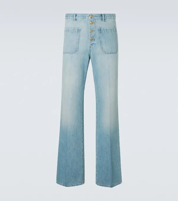 Valentino Garavani Wide-leg Jeans - Blue