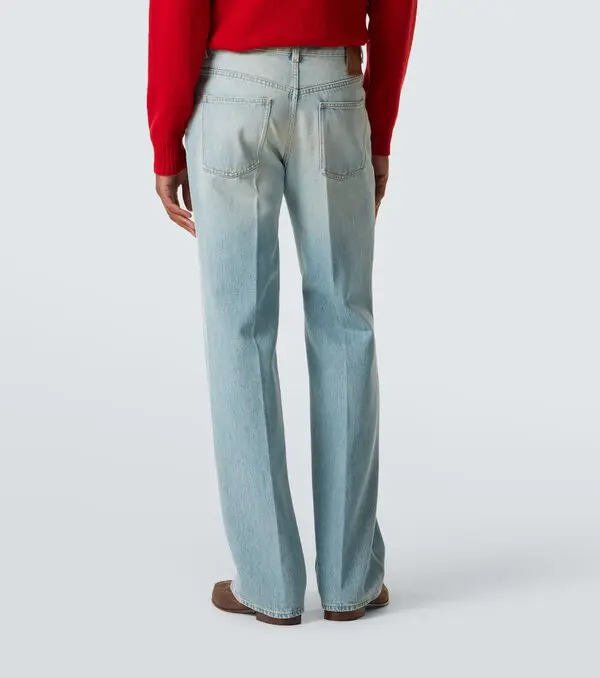 Valentino Garavani Wide-leg Jeans - Blue