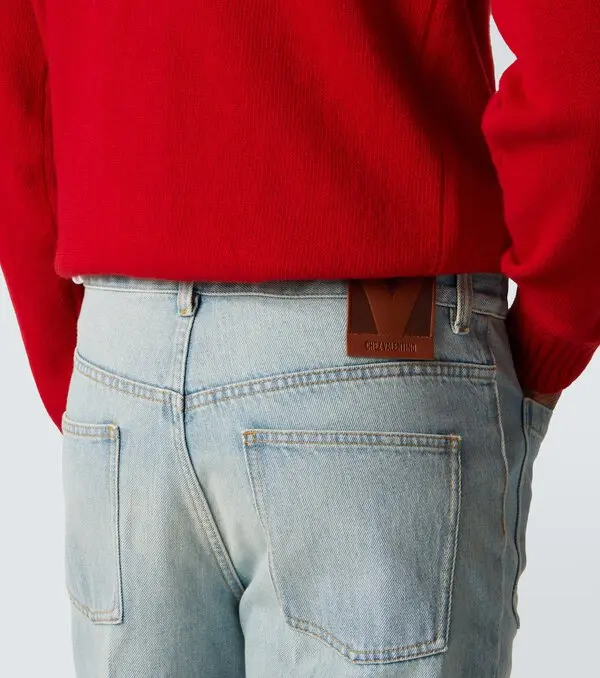 Valentino Garavani Wide-leg Jeans - Blue