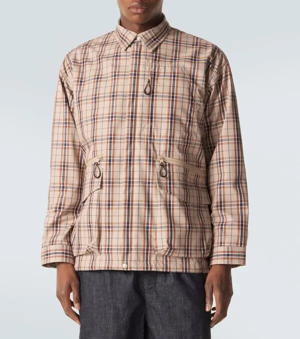 Comme Des Garçons Checked Cotton-blend Jacket