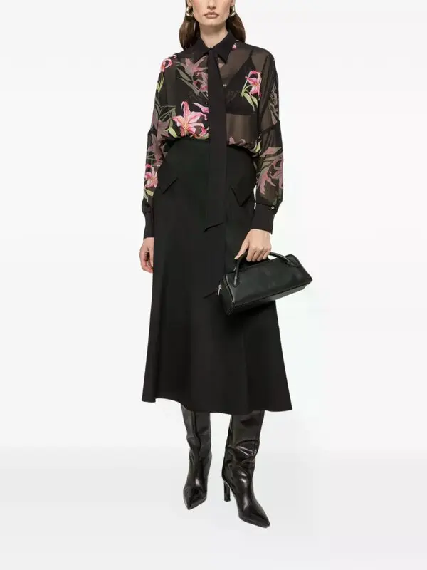 NISSA High-waisted Midi Skirt