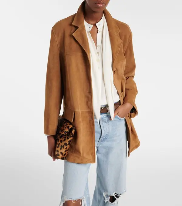 Nour Hammour Voltia Suede Jacket
