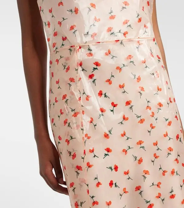 JIL SANDER Floral Midi Dress