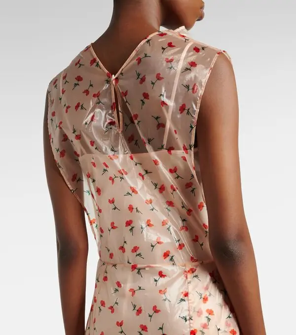 JIL SANDER Floral Midi Dress