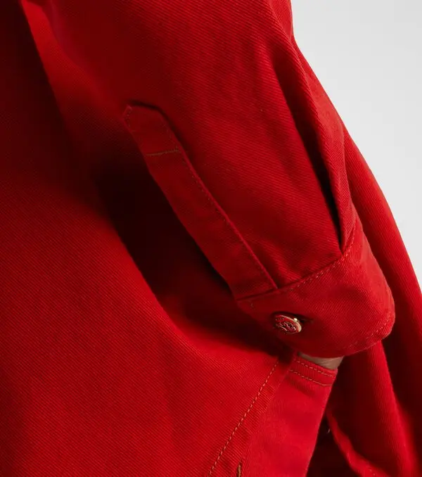 BLAZÉ MILANO Berber Denim Overshirt - Red