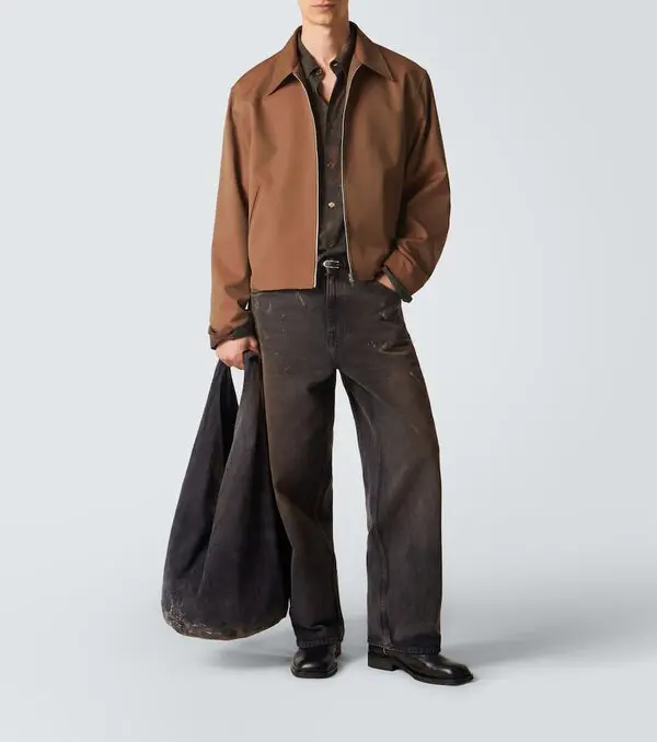 Our Legacy Virgin Wool Mini Jacket - Brown