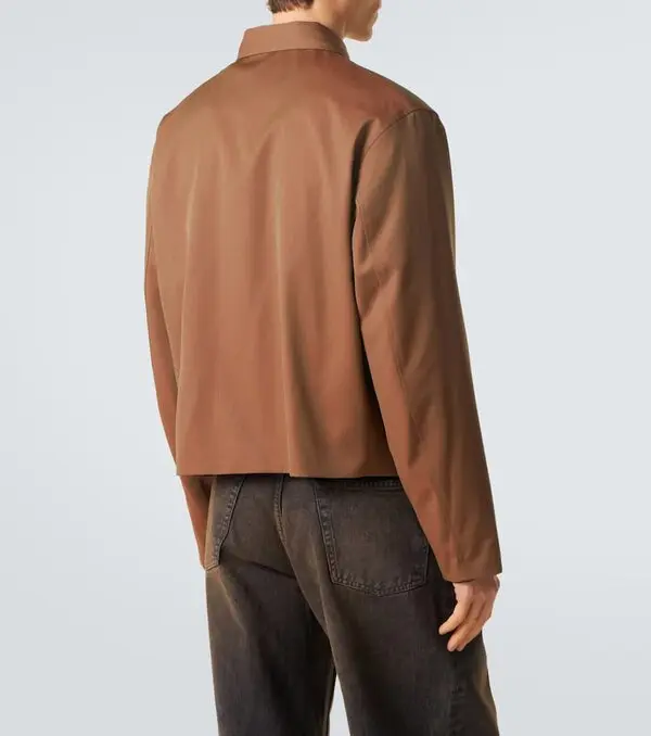 Our Legacy Virgin Wool Mini Jacket - Brown