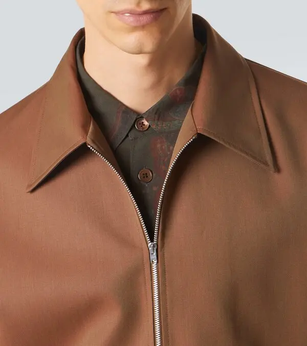 Our Legacy Virgin Wool Mini Jacket - Brown