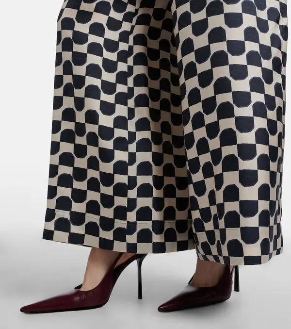 Max Mara Ronchi Printed Silk Jumpsuit