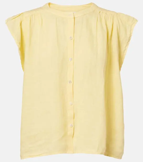 Velvet By Graham & Spencer Janey Linen Shirt