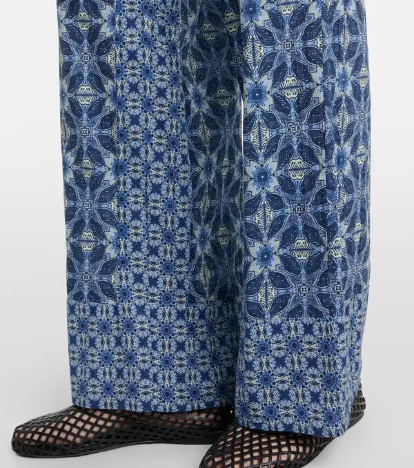 Velvet By Graham & Spencer Kendra Printed Wide-leg Pants