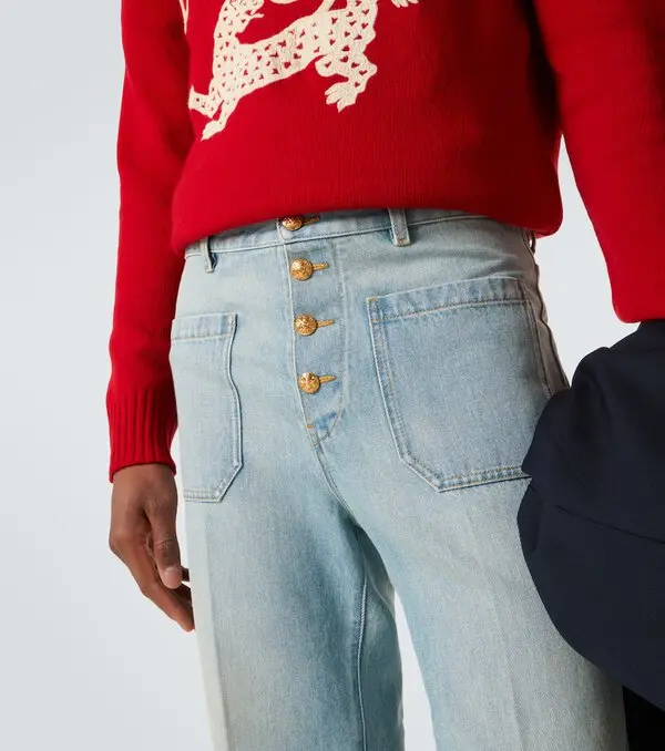Valentino Garavani Wide-leg Jeans