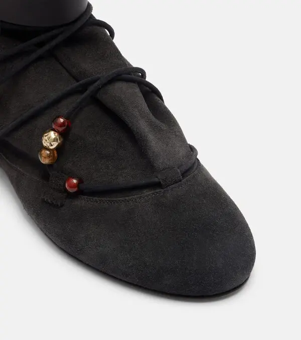 Isabel Marant Étoile Letiz Suede Ankle Boots - Black