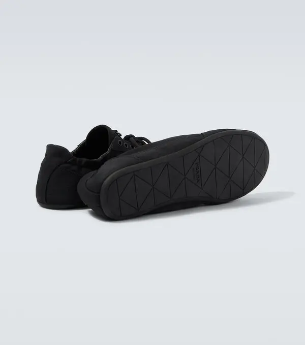 Prada Canvas Sneakers - Black