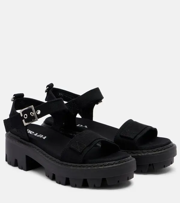 Prada Canvas Sandals