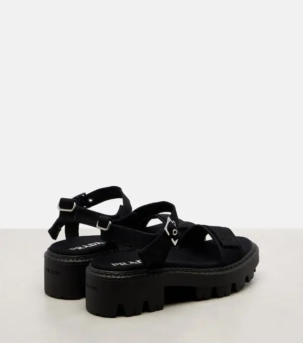 Prada Canvas Sandals