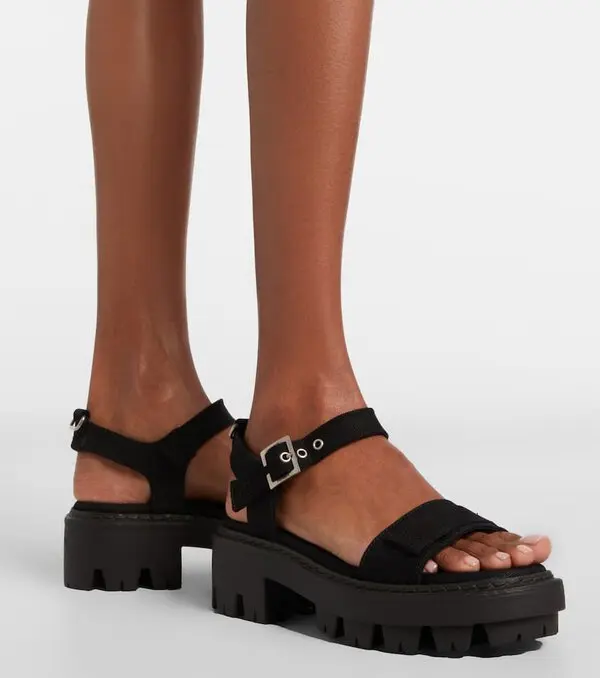 Prada Canvas Sandals