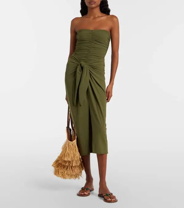 KARLA COLLETTO Basics Beach Cover-up - Green