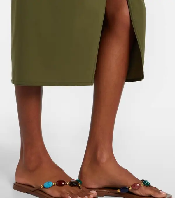 KARLA COLLETTO Basics Beach Cover-up - Green
