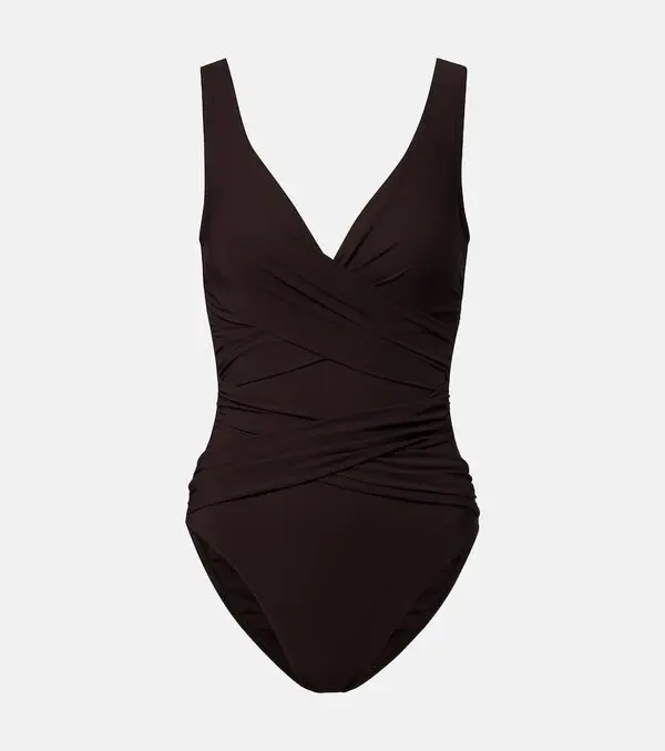 KARLA COLLETTO Smart One Piece Swimsuit - Brown