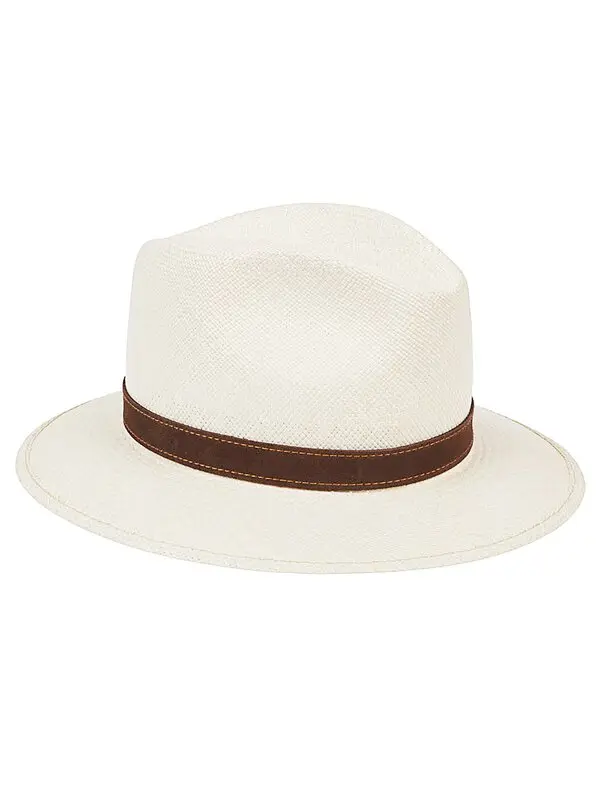 Borsalino Country Rafia Hat - Brown