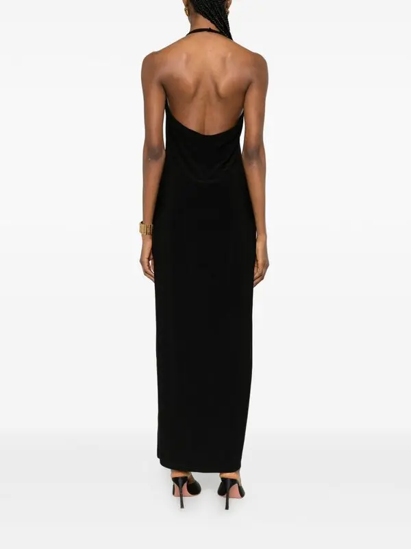 Norma Kamali Side Slit Maxi Dress
