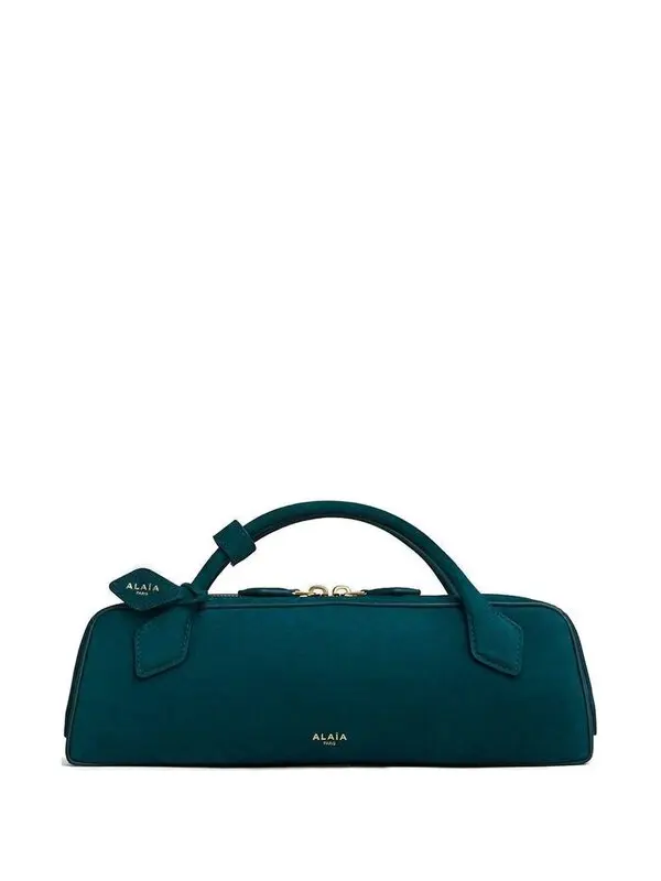 Alaïa Le Teckel Leather Clutch - Blue