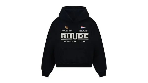 Rhude Regatta Club Hoodie - Black