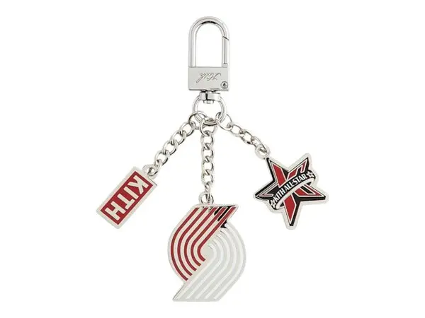 Kith Nba All-star Portland Trail Blazers Keychain - Silver