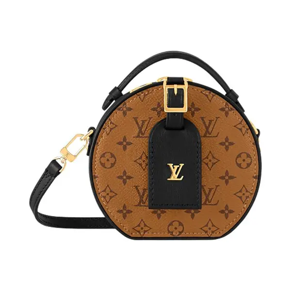 LOUIS VUITTON Mini Boite Chapeau Monogram Reverse Canvas - Brown