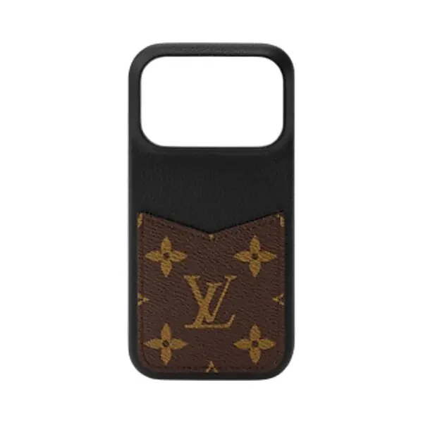 LOUIS VUITTON Bumper Pallas Iphone 17 Pro Max Monogram Canvas/black - Brown